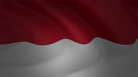 Animation of Indonesia flag waving in th... | Stock Video | Pond5
