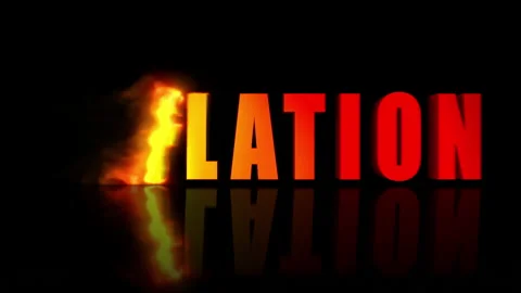 Animation of inflation appearing from a ... | Stock Video | Pond5