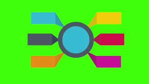 Animation of an infographic icon on a gr... | Stock Video | Pond5