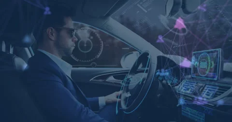 Animation of information displays with m... | Stock Video | Pond5