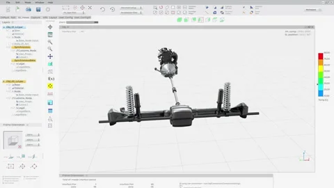 Animation Of Innovative Interface For De... | Stock Video | Pond5