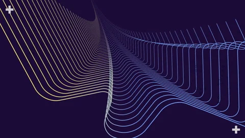 Animation of interference over lines on ... | Stock Video | Pond5