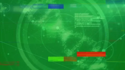 Animation of interference over network o... | Stock Video | Pond5