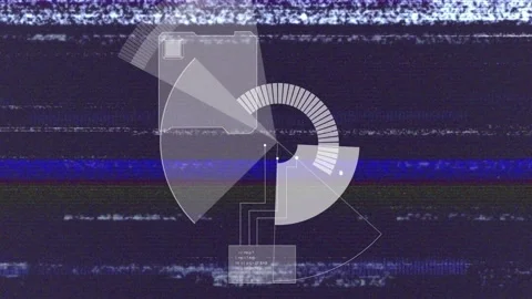 Animation of interference over scope sca... | Stock Video | Pond5