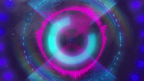 Animation of interference over scope sca... | Stock Video | Pond5