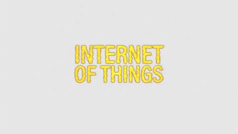 Animation of Internet of things glitch e... | Stock Video | Pond5