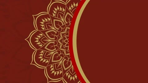 Animation islamic symbols on red backgro... | Stock Video | Pond5
