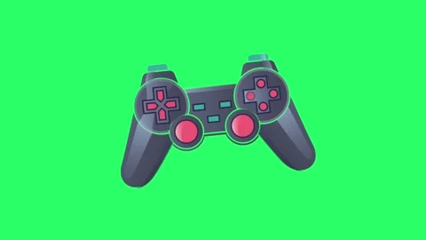 Animation joystick game controller opera... | Stock Video | Pond5