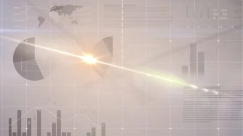 Animation of lens flare moving over info... | Stock Video | Pond5