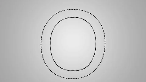 Animation of Letter O, seamless looping | Stock Video | Pond5