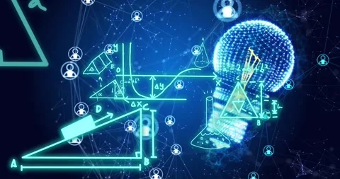 Animation of light bulb, connections and... | Stock Video | Pond5