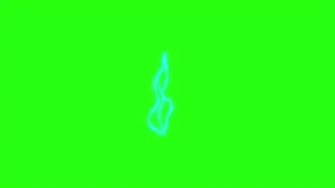 Animation lightning effect on green scre... | Stock Video | Pond5