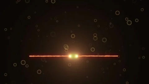 Animation of line with fire over circles... | Stock Video | Pond5