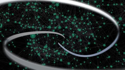 Animation of lines and network of connec... | Stock Video | Pond5