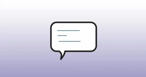 Animation of lines in message box agains... | Stock Video | Pond5