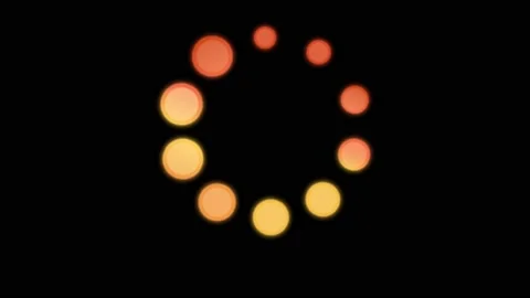 Animation loading circle on black backgr... | Stock Video | Pond5