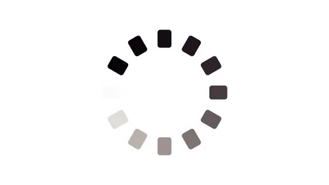 animation - loading circle icon on black... | Stock Video | Pond5