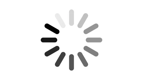 animation - loading circle icon on white... | Stock Video | Pond5