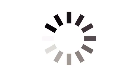 animation - loading circle icon on white... | Stock Video | Pond5