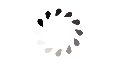animation - loading circle icon on white... | Stock Video | Pond5
