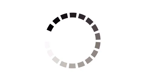 animation - loading circle icon on white... | Stock Video | Pond5