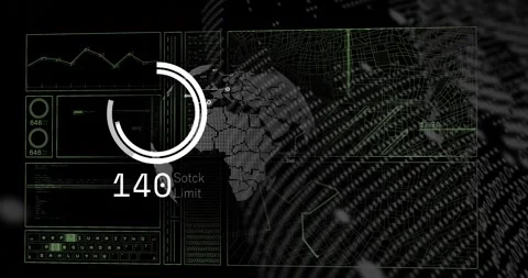 Animation of loading circles with changi... | Stock Video | Pond5