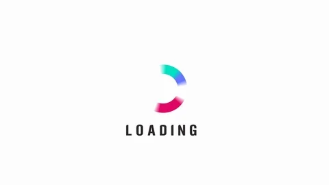 Animation of loading spiral circles icon... | Stock Video | Pond5