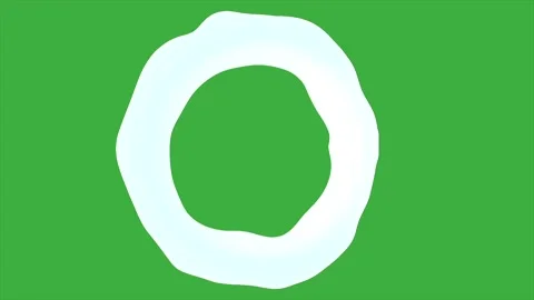 Animation loop video bubble on green scr... | Stock Video | Pond5