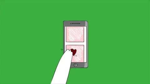 Animation loop video cartoon cat on gree... | Stock Video | Pond5