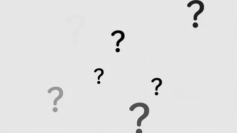 Animation of a lot of question mark appe... | Stock Video | Pond5