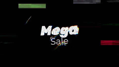 Animation of maga sale text over colorfu... | Stock Video | Pond5