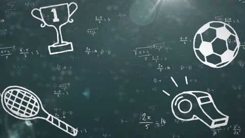 Animation of mathematical drawings and f... | Stock Video | Pond5