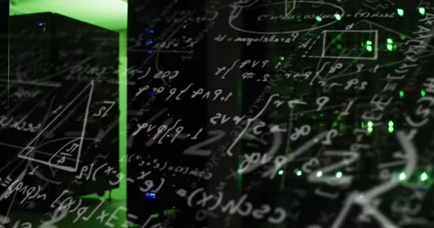 Animation of mathematical equation and d... | Stock Video | Pond5