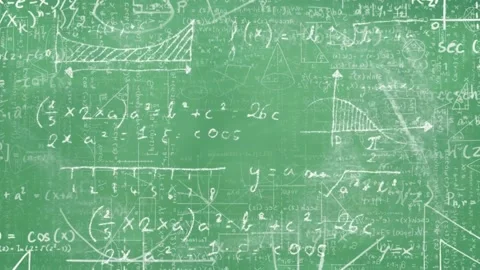 Animation of mathematical equation and d... | Stock Video | Pond5