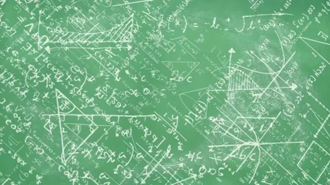 Animation of mathematical equation and d... | Stock Video | Pond5