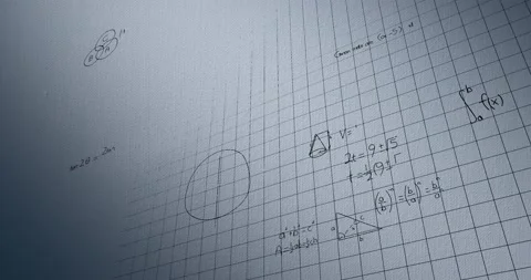 Animation of mathematical equation and d... | Stock Video | Pond5