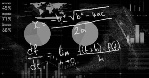 Animation of mathematical equation and i... | Stock Video | Pond5