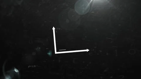 Animation of mathematical equations and ... | Stock Video | Pond5