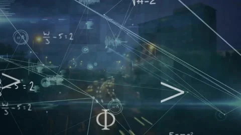 Animation of mathematical equations, con... | Stock Video | Pond5