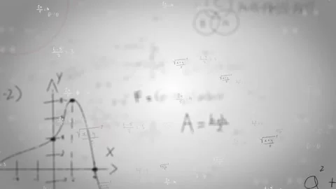 Animation of mathematical equations, dia... | Stock Video | Pond5