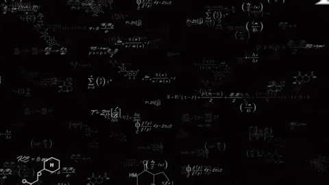 Animation of mathematical equations, for... | Stock Video | Pond5