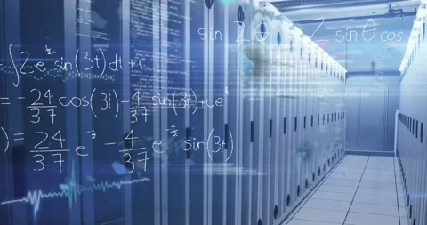 Animation of mathematical equations, inf... | Stock Video | Pond5