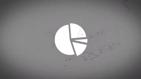 Animation of mathematical equations over... | Stock Video | Pond5