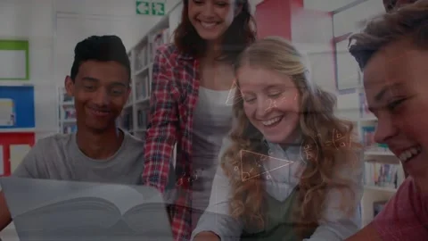 Animation of mathematical formulas over ... | Stock Video | Pond5