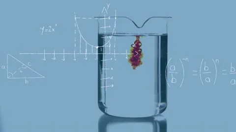 Animation of mathematical formulas over ... | Stock Video | Pond5