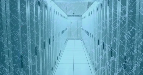 Animation of mathematical formulas over ... | Stock Video | Pond5