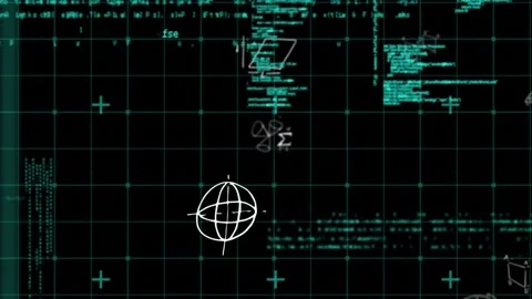 Animation of mathematical symbols and da... | Stock Video | Pond5