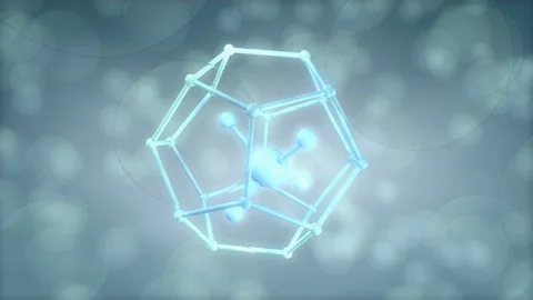 Animation of Methane Hydrate Molecule St... | Stock Video | Pond5