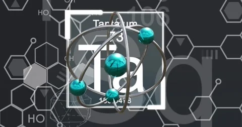 Animation of micro of atom models and ta... | Stock Video | Pond5