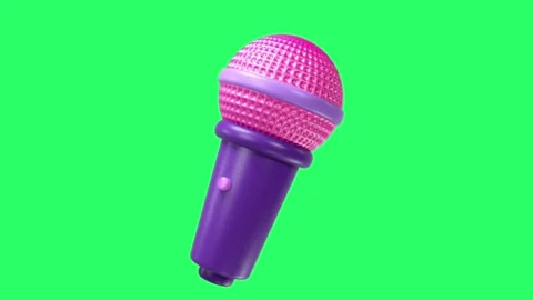 Microphone Green Screen Mic Stock Videos – Royalty-Free HD & 4K Videos